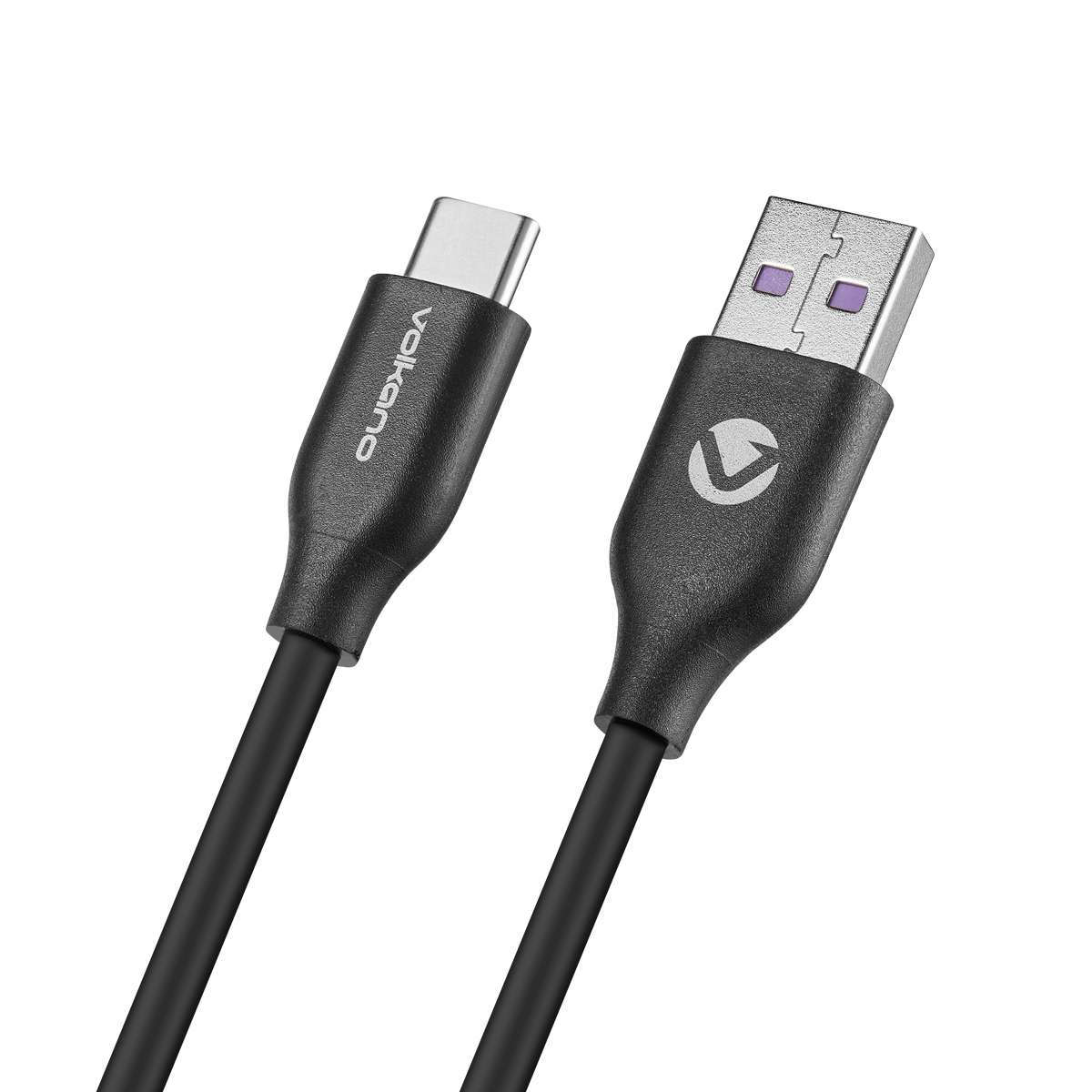 Volkano Flexi Series USB to Type-C 1.5M 30W- Black - volkano
